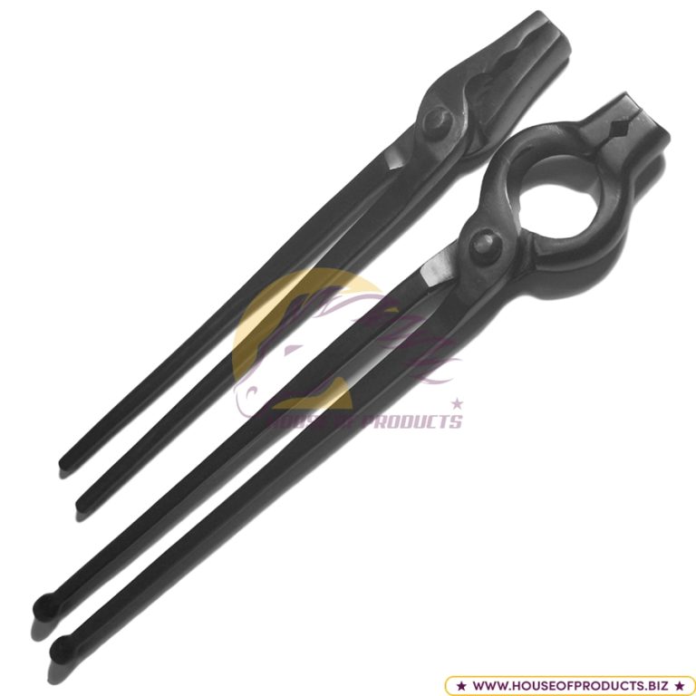 Blacksmith Tongs Set Starter Kit Wolf Jaw Tongs & V Bit Tongs - House ...